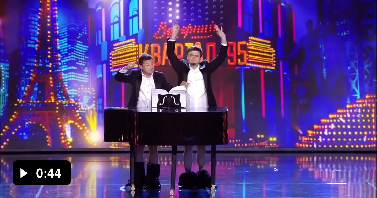 5 years ago, President Zelinsky was playing piano with his dick on ...