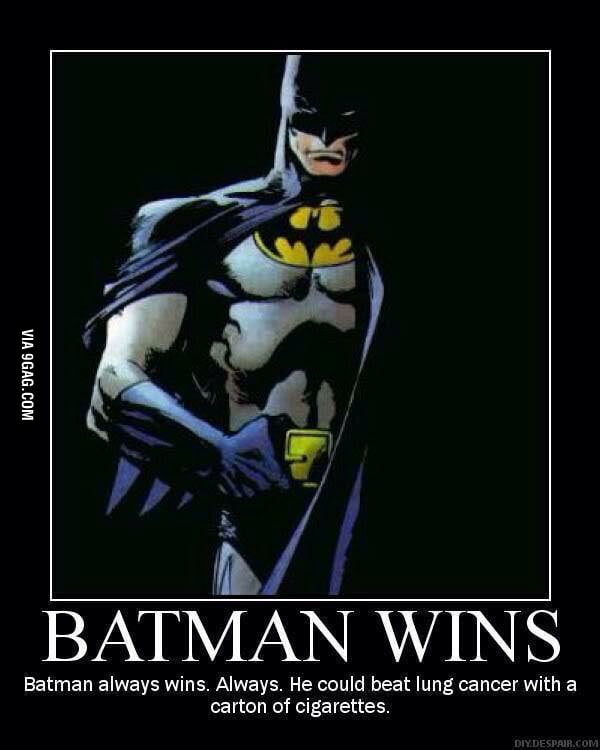 It's how it works, the answer is always Batman - 9GAG