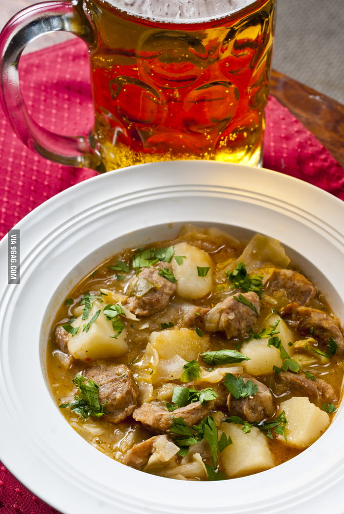Beer and Bratwurst Stew - 9GAG
