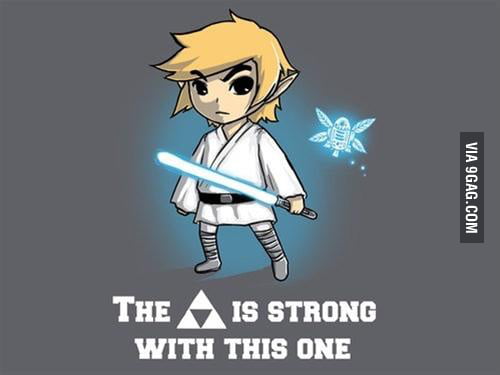 May the (tri)force be with you - 9GAG