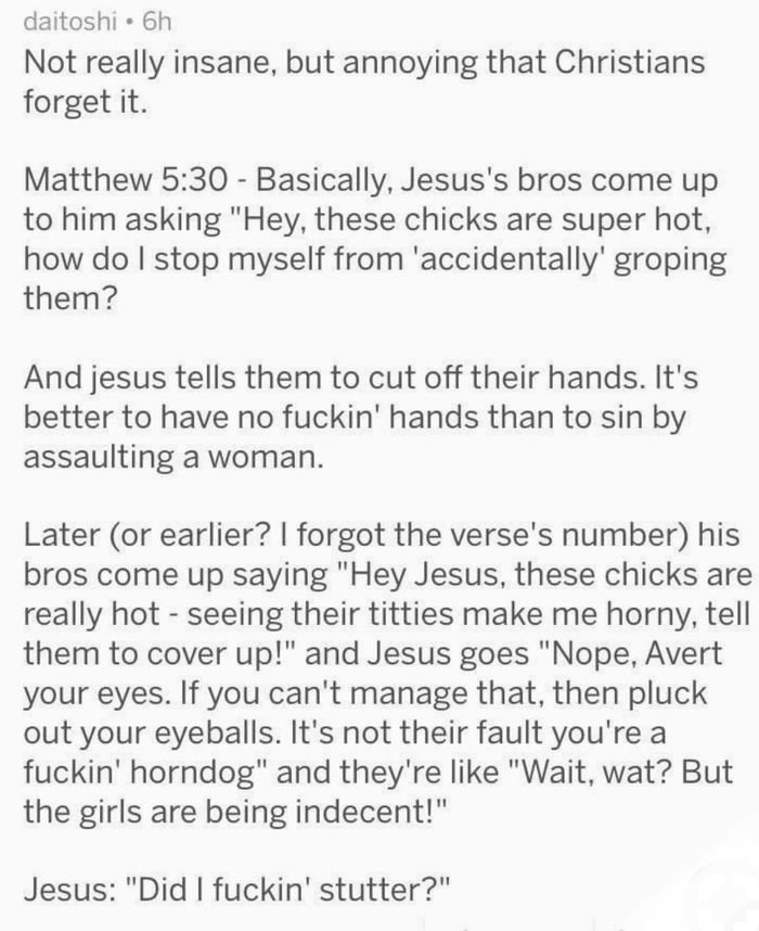 Did I f**king stutter? - 9GAG