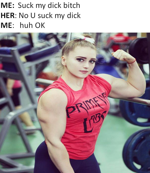 When your girlfriend is a bodybuilder - 9GAG