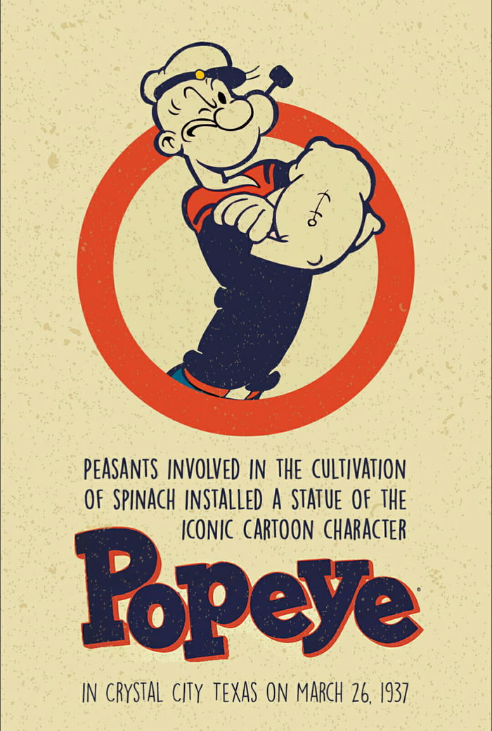 Popeye The Spinach Man - 9GAG