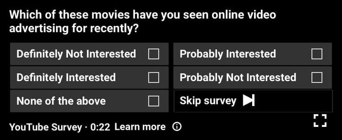 This YouTube survey - 9GAG