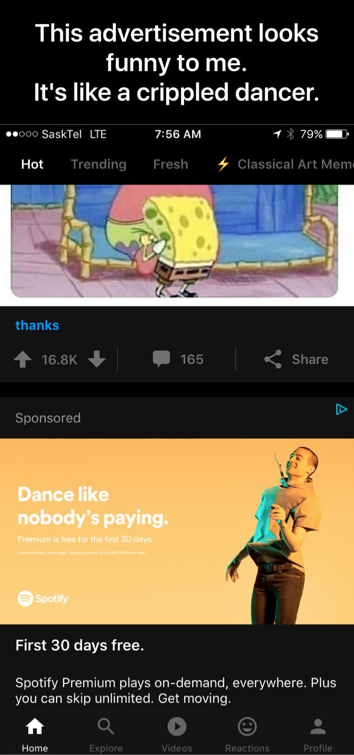 He might be a puppet... or a broken back... Broke back puppet. - 9GAG