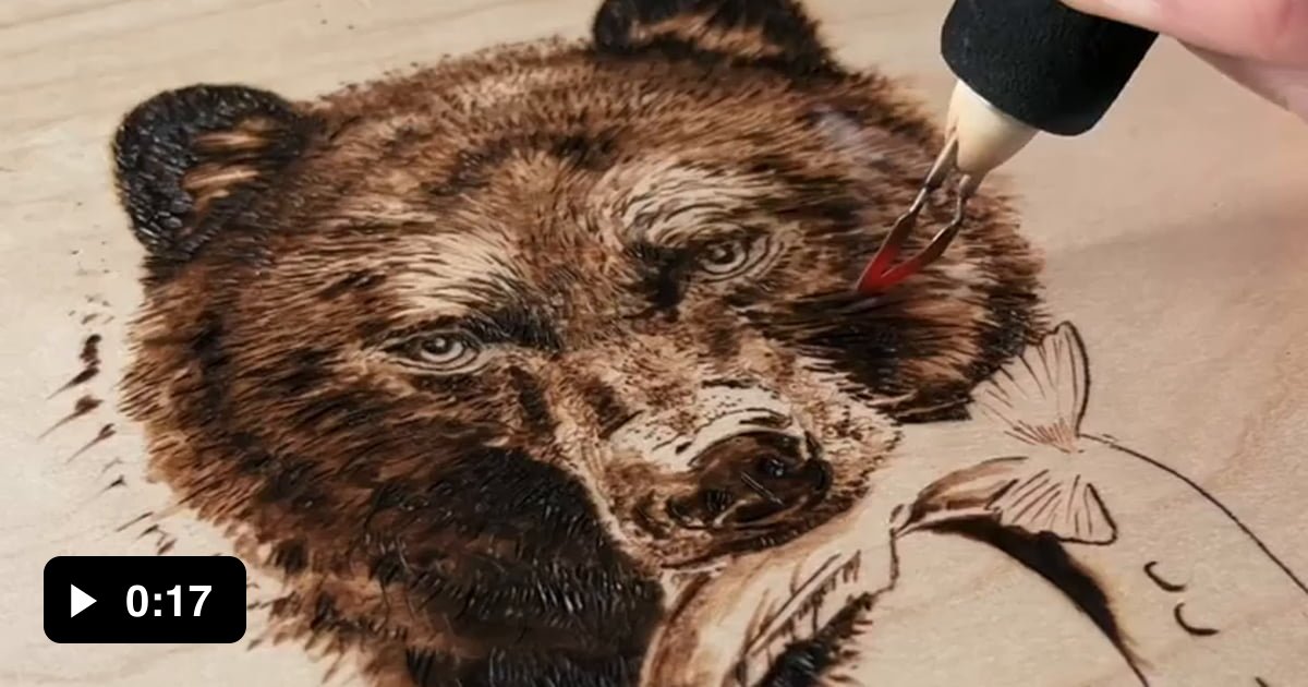 Amazing Pyrography (Wood Burning) Art 🤯 - 9GAG