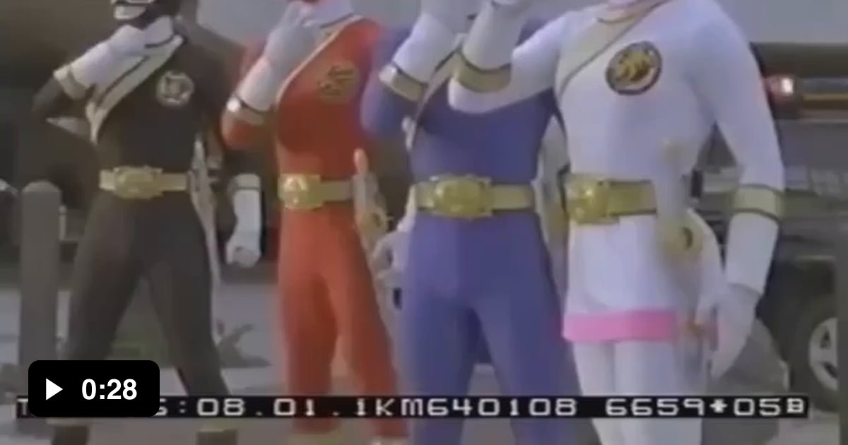 BTS footage of Power Rangers Wild Force costume transitions - 9GAG