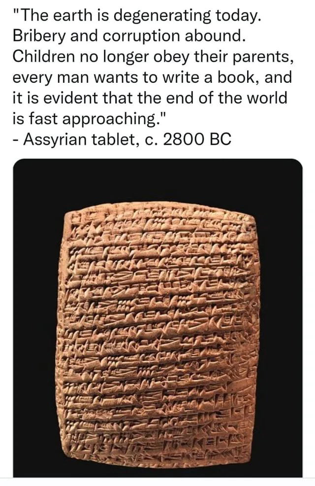 Look... When you want to complain about "the new generation" remember ...