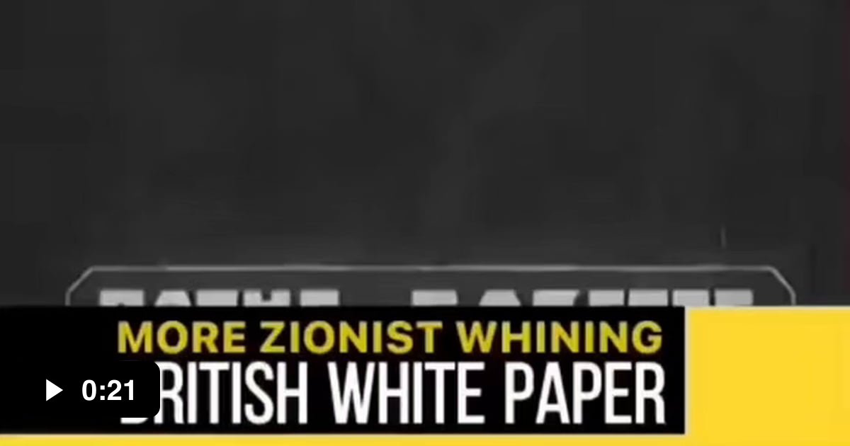 British white paper 1939 - 9GAG