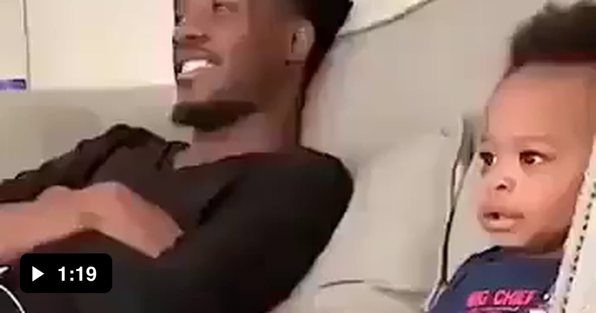 Cute father and adorable son..talking..or at least trying? - 9GAG