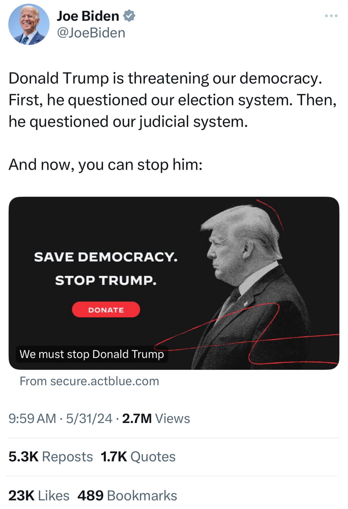 Questions are a threat to democracy? - 9GAG