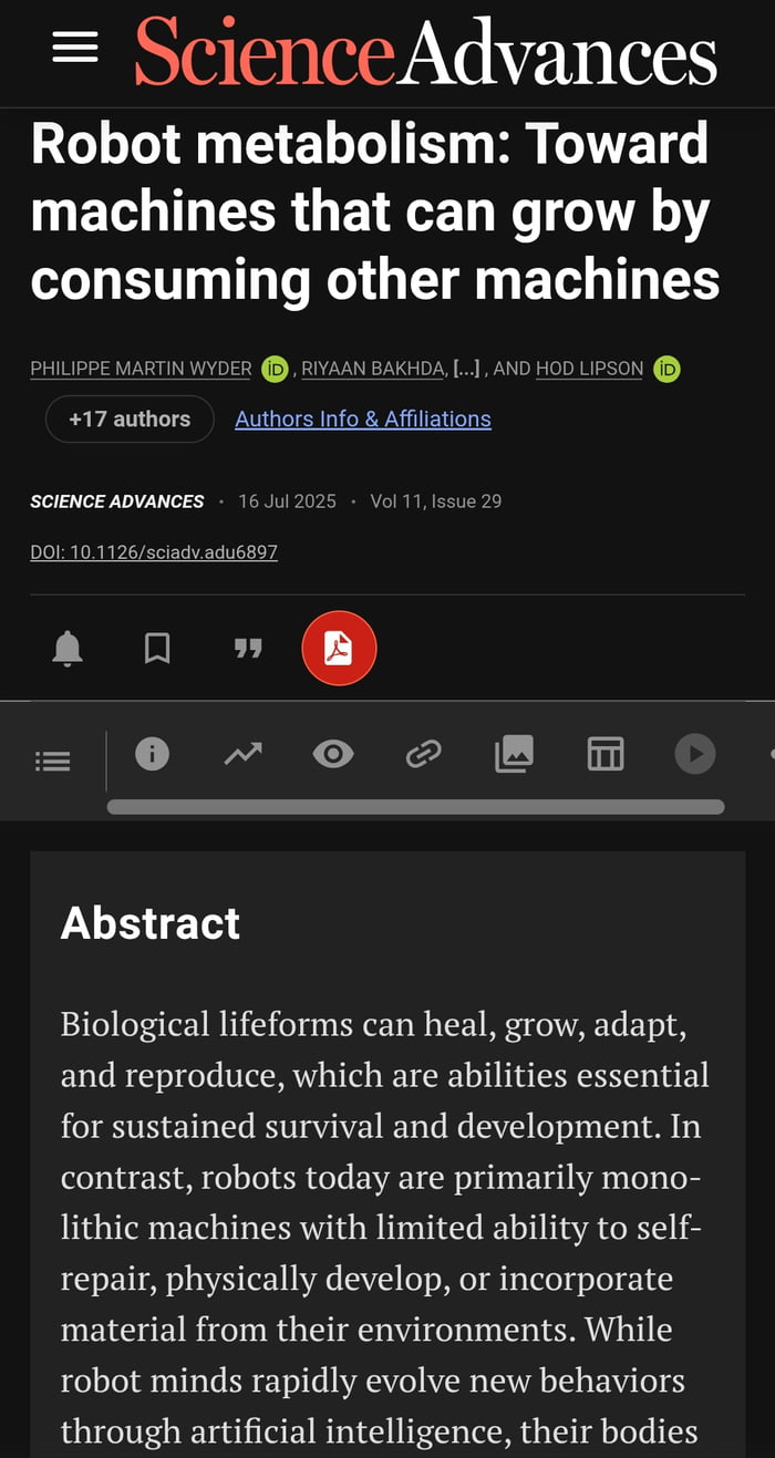 Scientists are creating robots can grow bigger and faster by consuming other robots - 9GAG