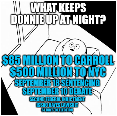 No wonder he's up at 3 a.m. sending messages to his echo chamber. - 9GAG