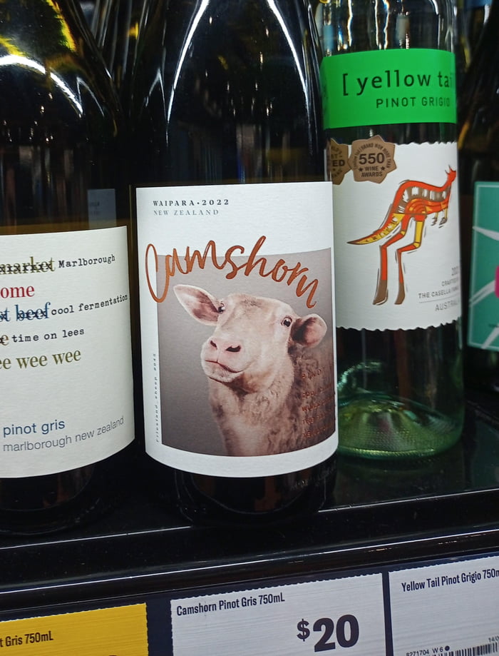 Wine bottle making me do a double take - 9GAG