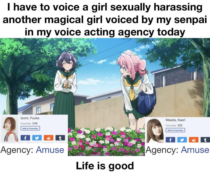 Izumi Fuuka always delivers peak - 9GAG