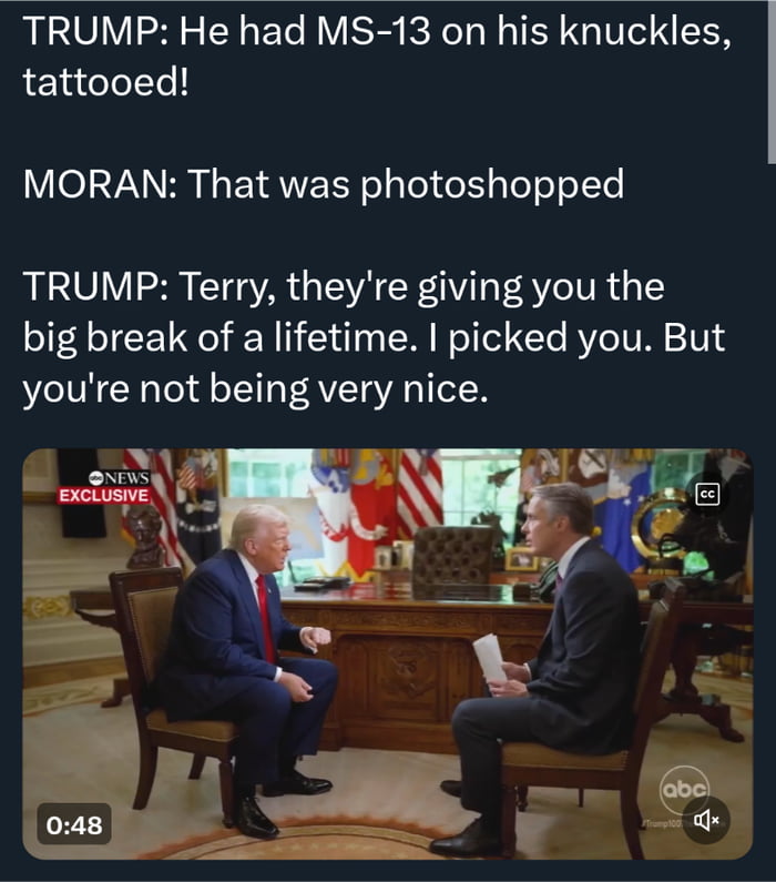 And thats why Trump is ignoring due process. - 9GAG