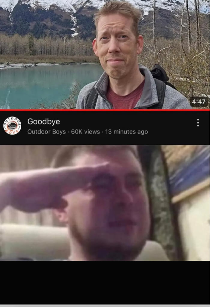 Outdoor Boys Goodbye Luke - 9GAG