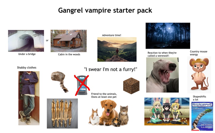 Gangrel vampire starter pack - 9GAG