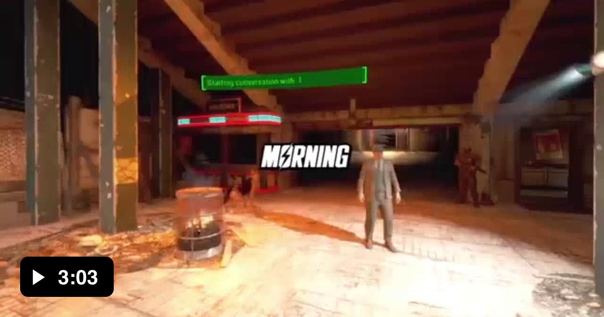 Talking with an AI NPC in Fallout 4 (YT: BrainFrog) - 9GAG