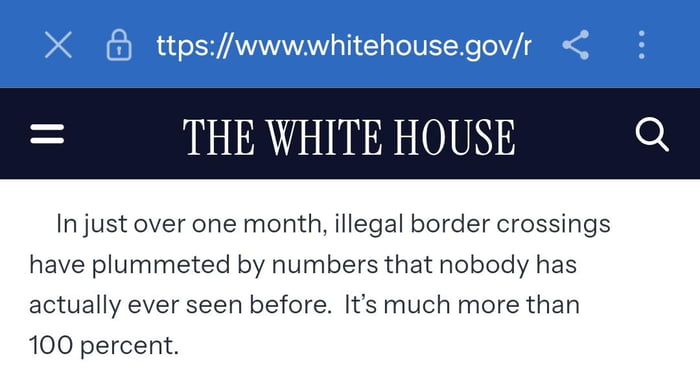 A real statement by the white house - 9GAG