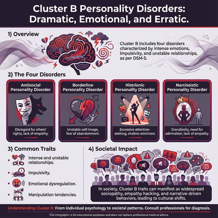 A cool guide to cluster b personality traits - 9GAG