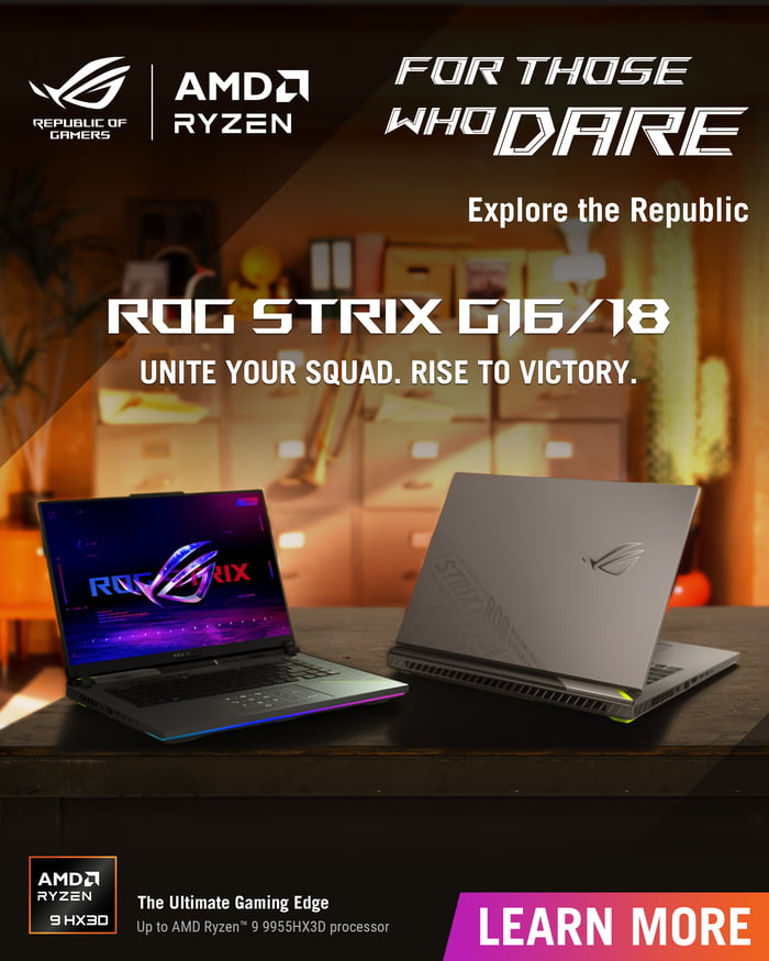 Unleash next-gen gaming power with the 2025 ROG Strix G16/18, featuring ...