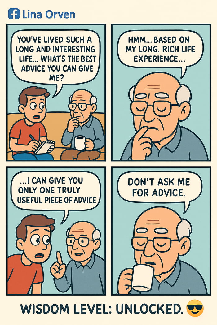 The Smartest Dumb Advice You’ll Ever Hear 😂 | Funny Life Lesson Comic ...