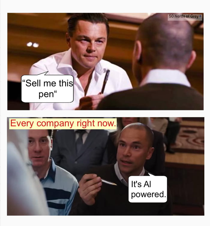 The universal answer to 'sell me this pen' right now. - 9GAG