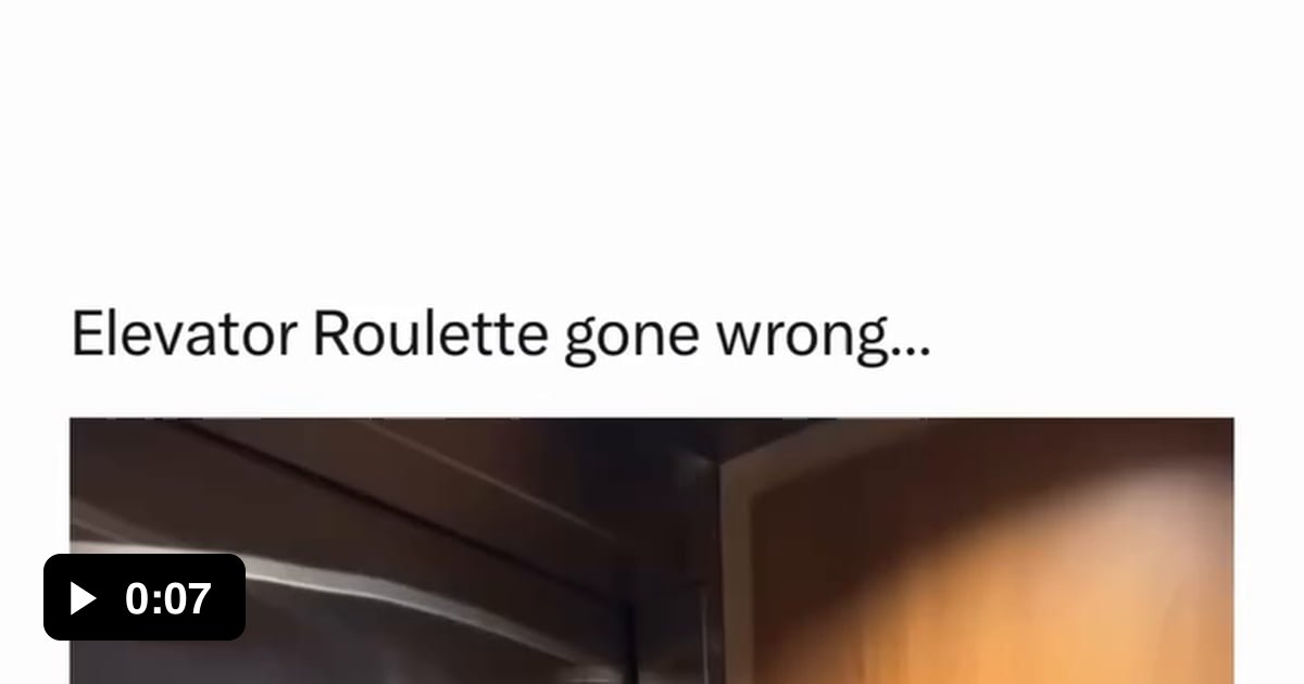 The ultimate elevator fail. - 9GAG