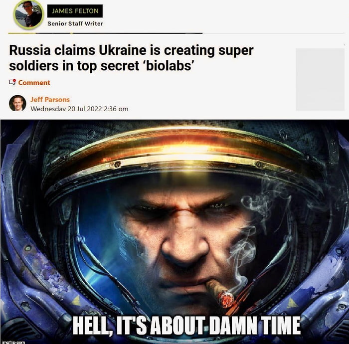 Oh Shit Captain Nicolas Is coming to the frontline Igor gonna get it deep No Lube - 9GAG