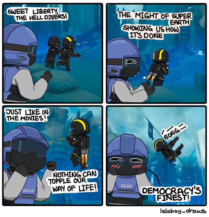 Democracy’s finest (From helldivers 2) - 9GAG