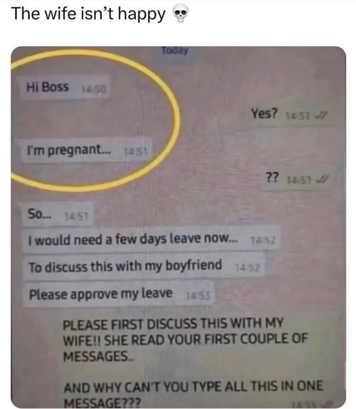 Asking for leave just got complicated. - 9GAG