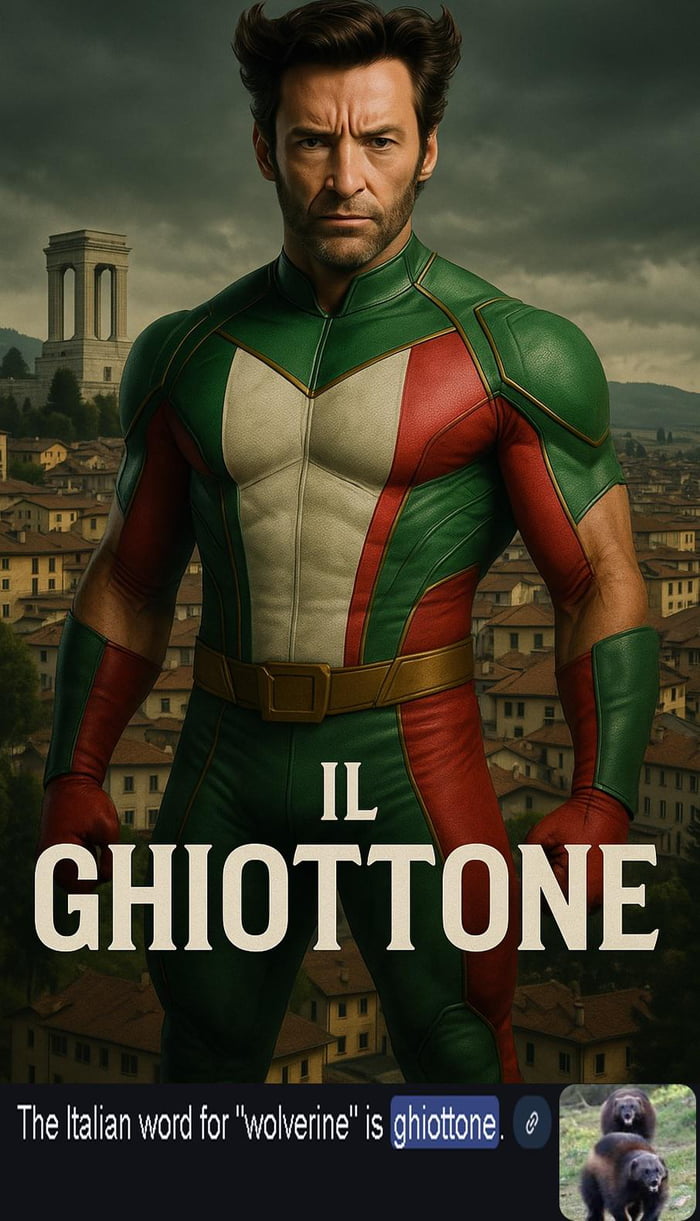 Wolverine in Italian is fascinating - 9GAG