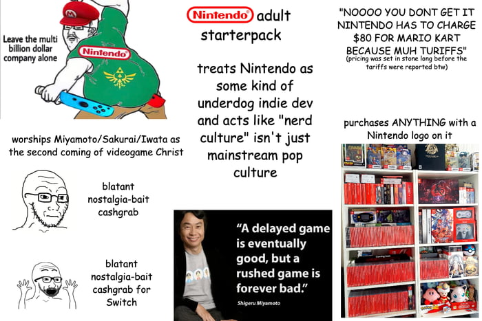 Nintendo Adult starterpack - 9GAG