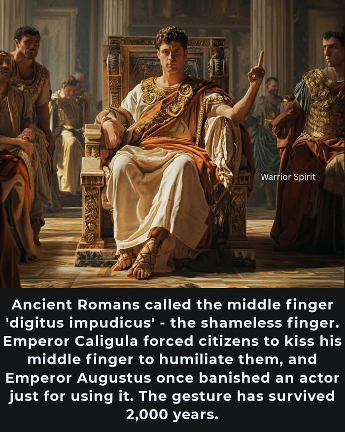 Middle finger fact - 9GAG