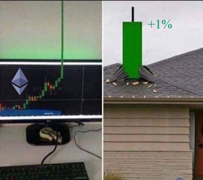ETH finally green, are you ready for another bull run? - 9GAG
