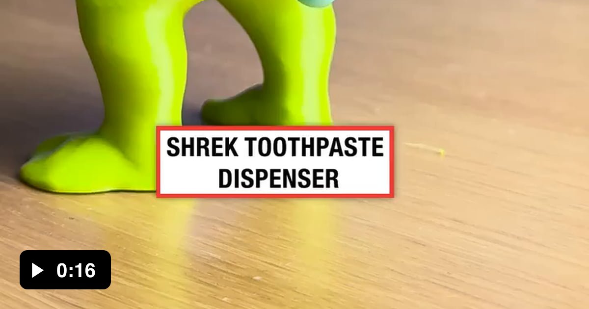 Shrek toothpaste dispenser - 9GAG