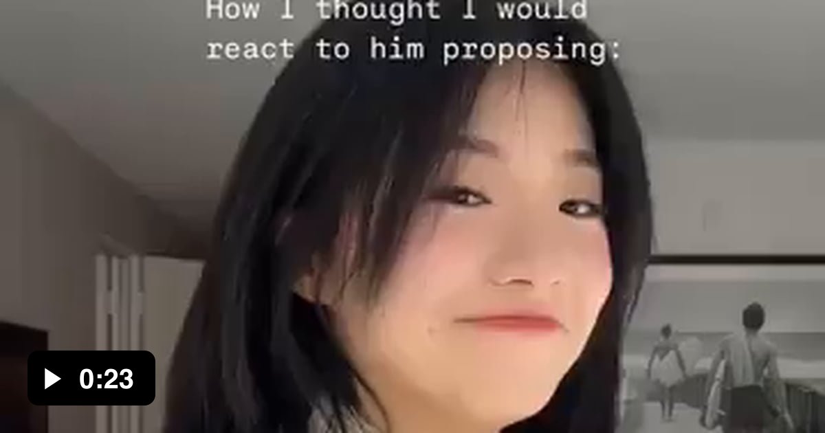 How she reacted to his proposal - 9GAG