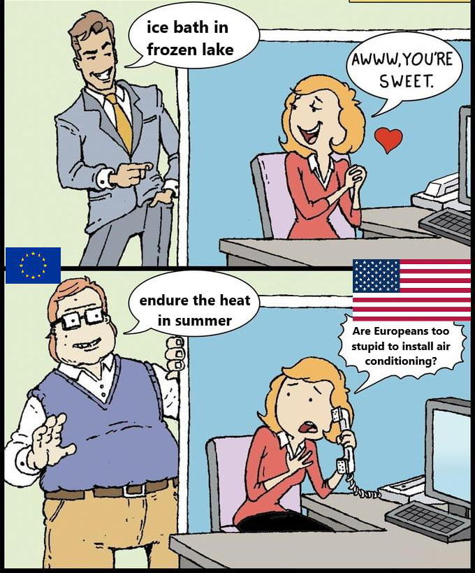 Cultural differences in handling the elements. - 9GAG