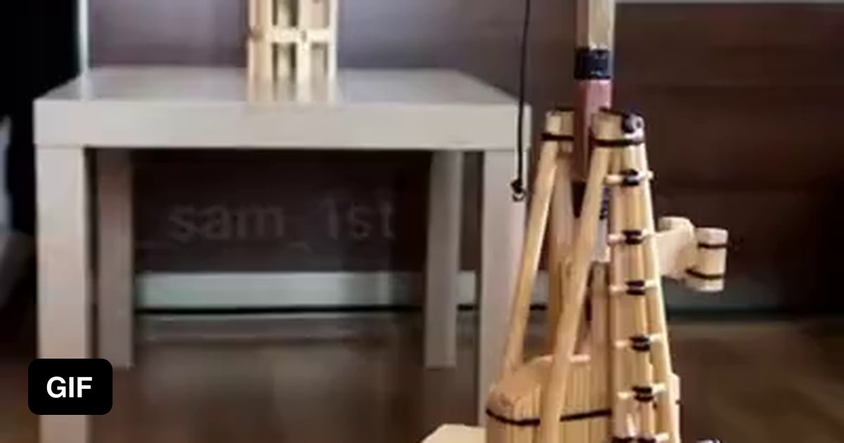 Mini trebuchet - 9GAG