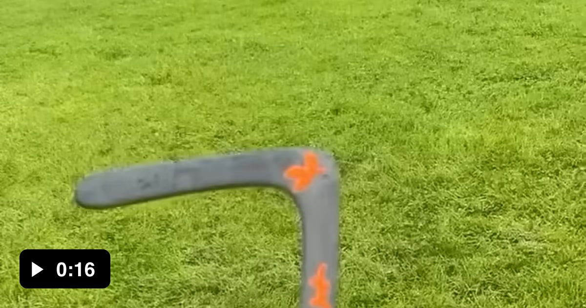 What a best Australian handmade boomerang can do. - 9GAG