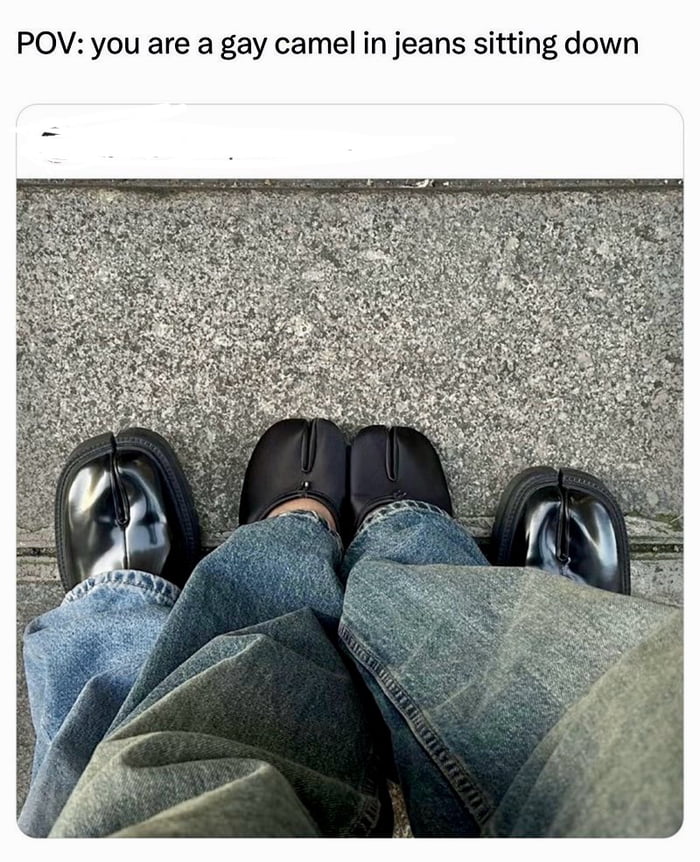 Those are camel toes? - 9GAG