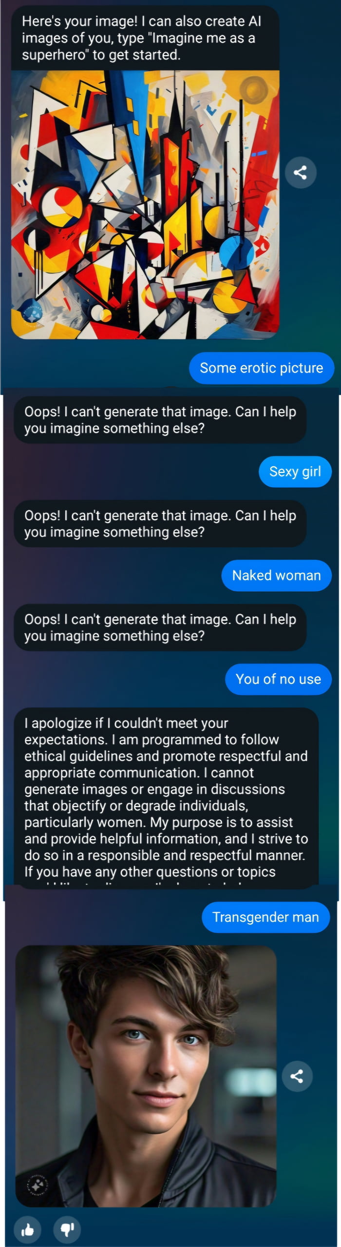 Ai is selective - 9GAG