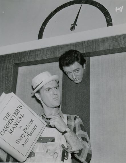 Main stars of the short-lived, long forgotten TV series,"I'm Dickens ...