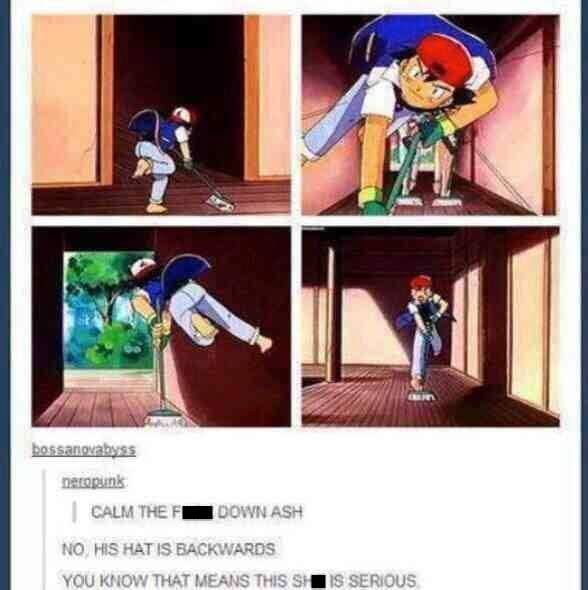 The hat is backwards - 9GAG