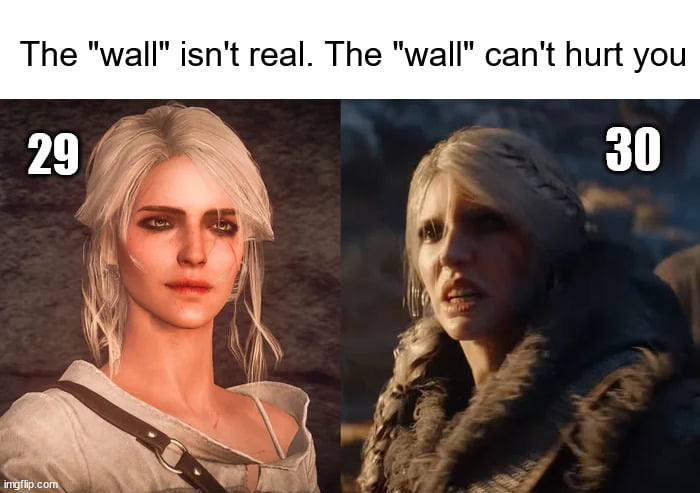 Is the "wall" here in the room with us now? - 9GAG