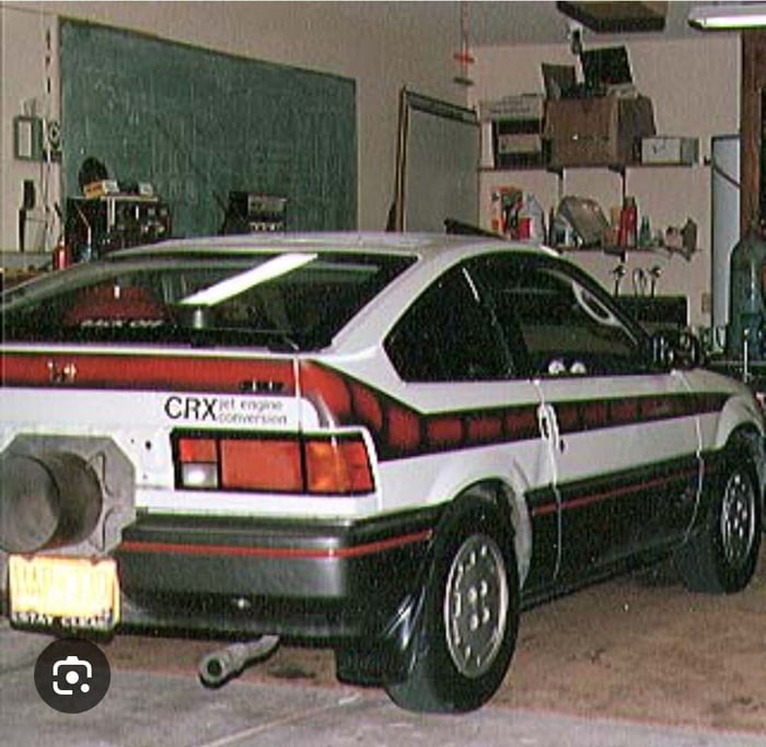Bob Lazar's Jet engine powered '85 Honda CRX.. - 9GAG