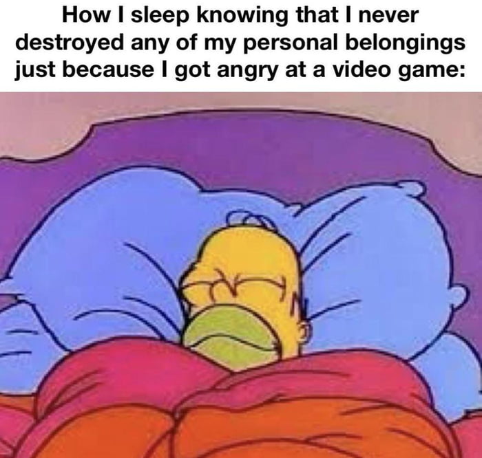 Peaceful sleep of a true gamer - 9GAG