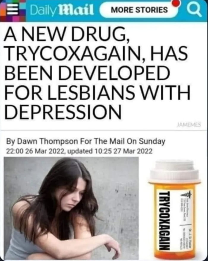 Hey DEPRESSED lezbo's :O - 9GAG