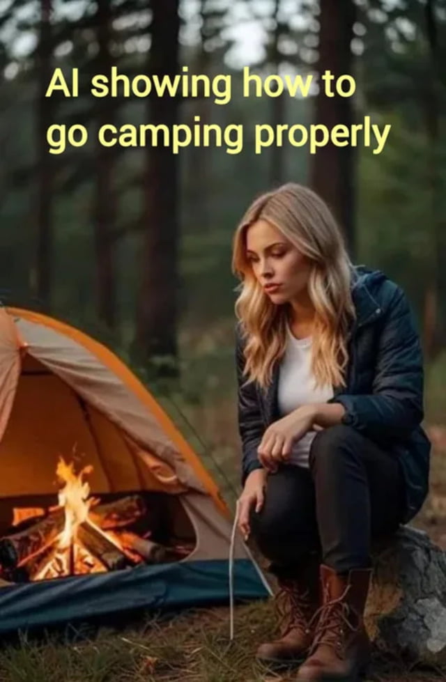 AI Camping - 9GAG